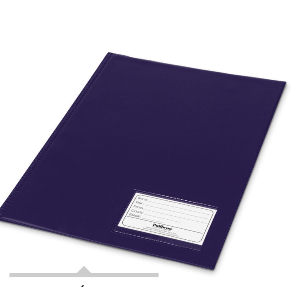 Pasta Catálogo com 50 Envelopes Plásticos Lilás- Polibras – Livraria e ...